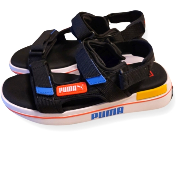 Puma | Shoes | Puma 22 Future Rider Sandal Black Star Sapphire | Poshmark